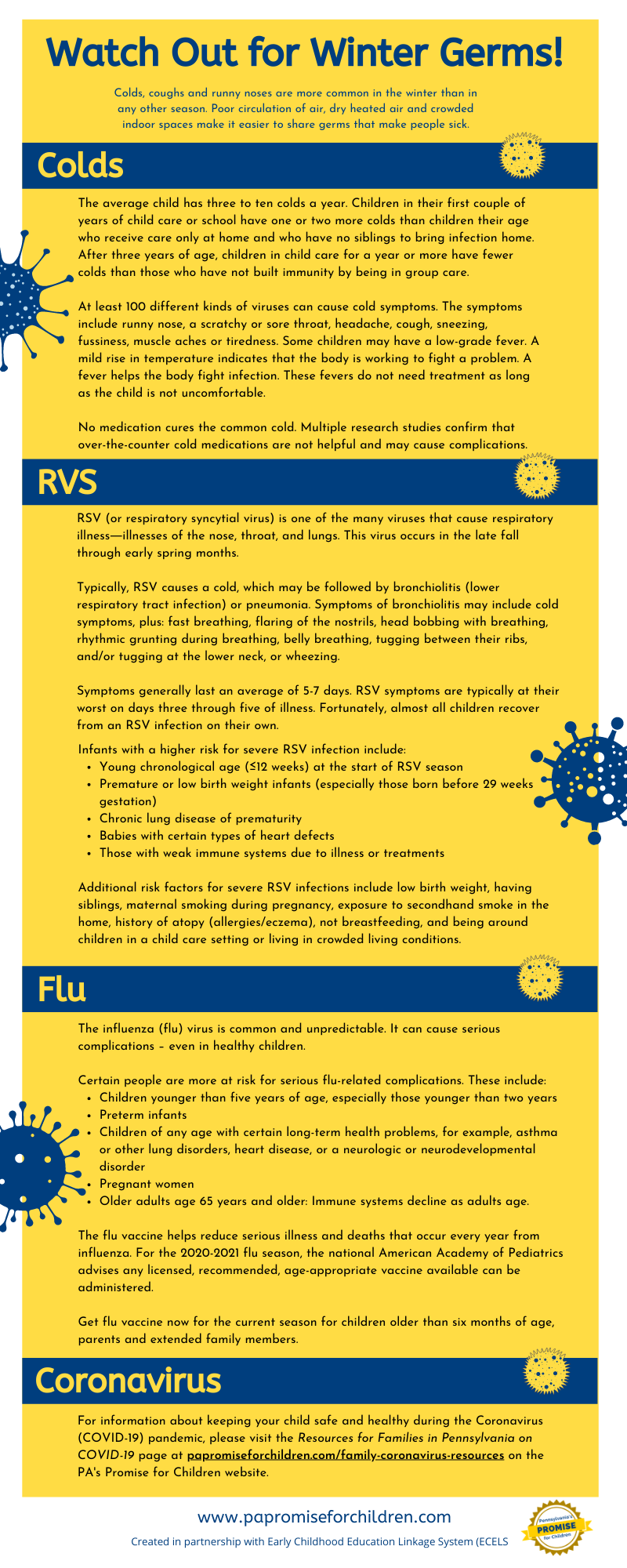 Watch Out for Winter Germs! – PA Promise for Children