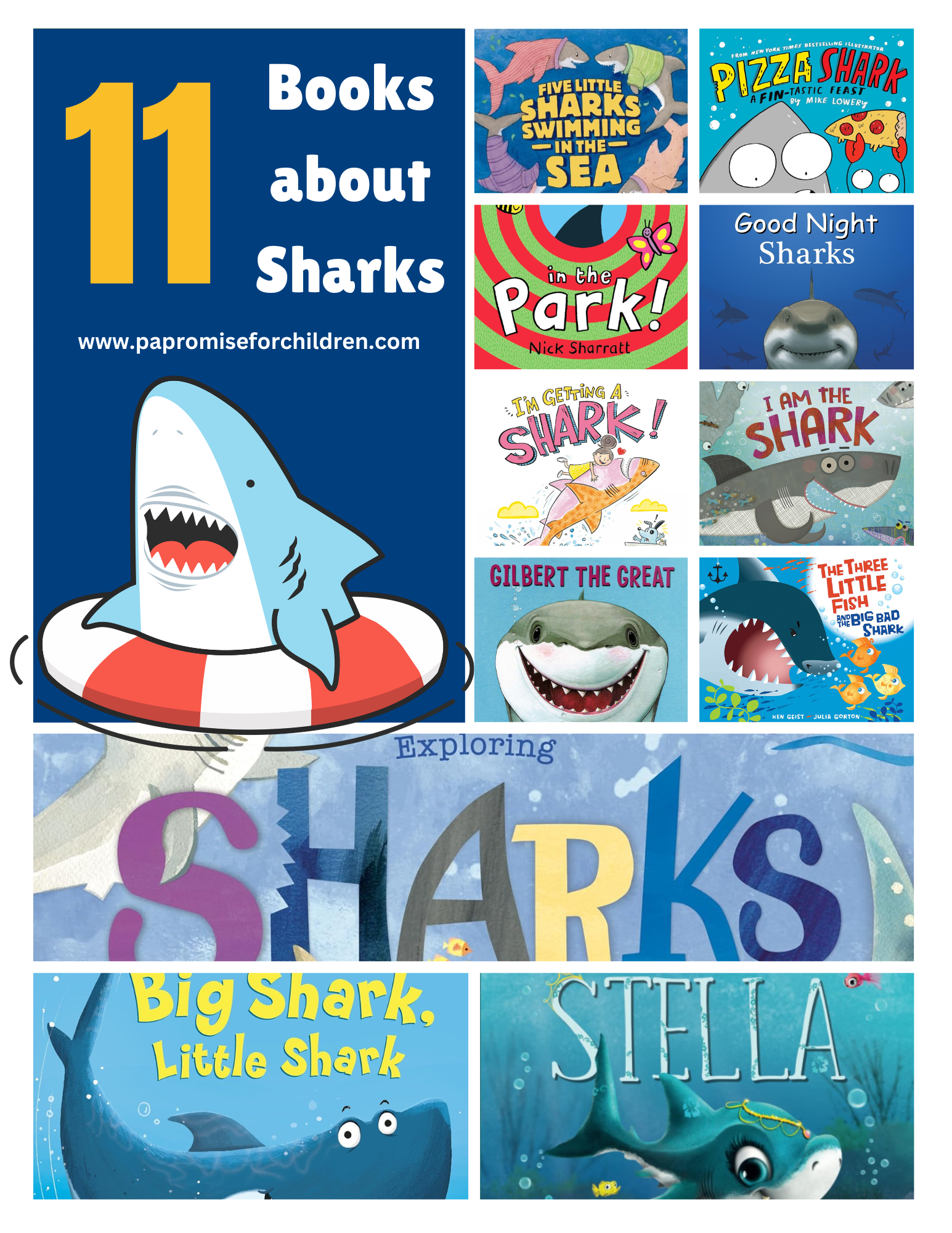 11 Books about Sharks – PA Promise for Children